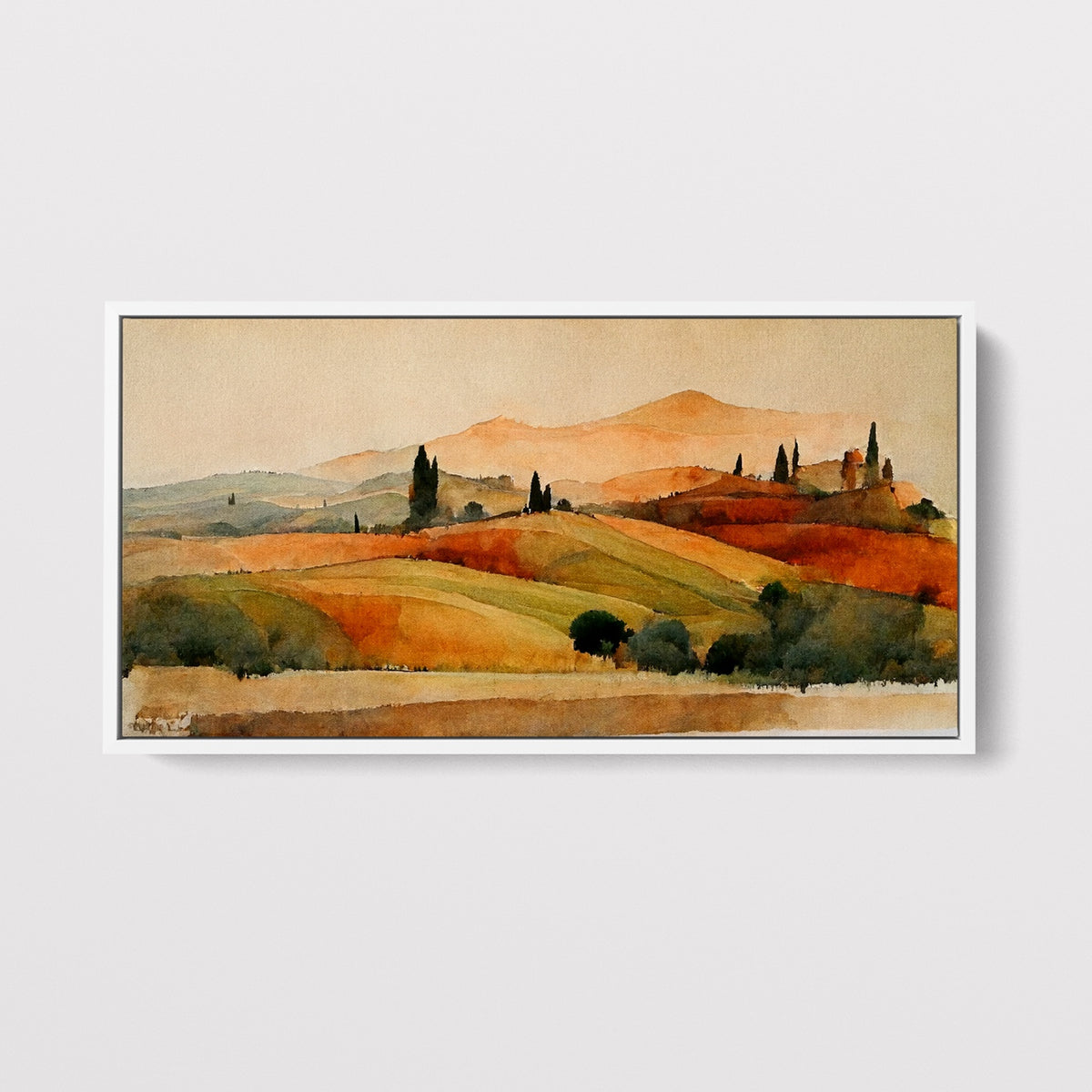 Large Modern Tuscany Painting – Hellström Prints
